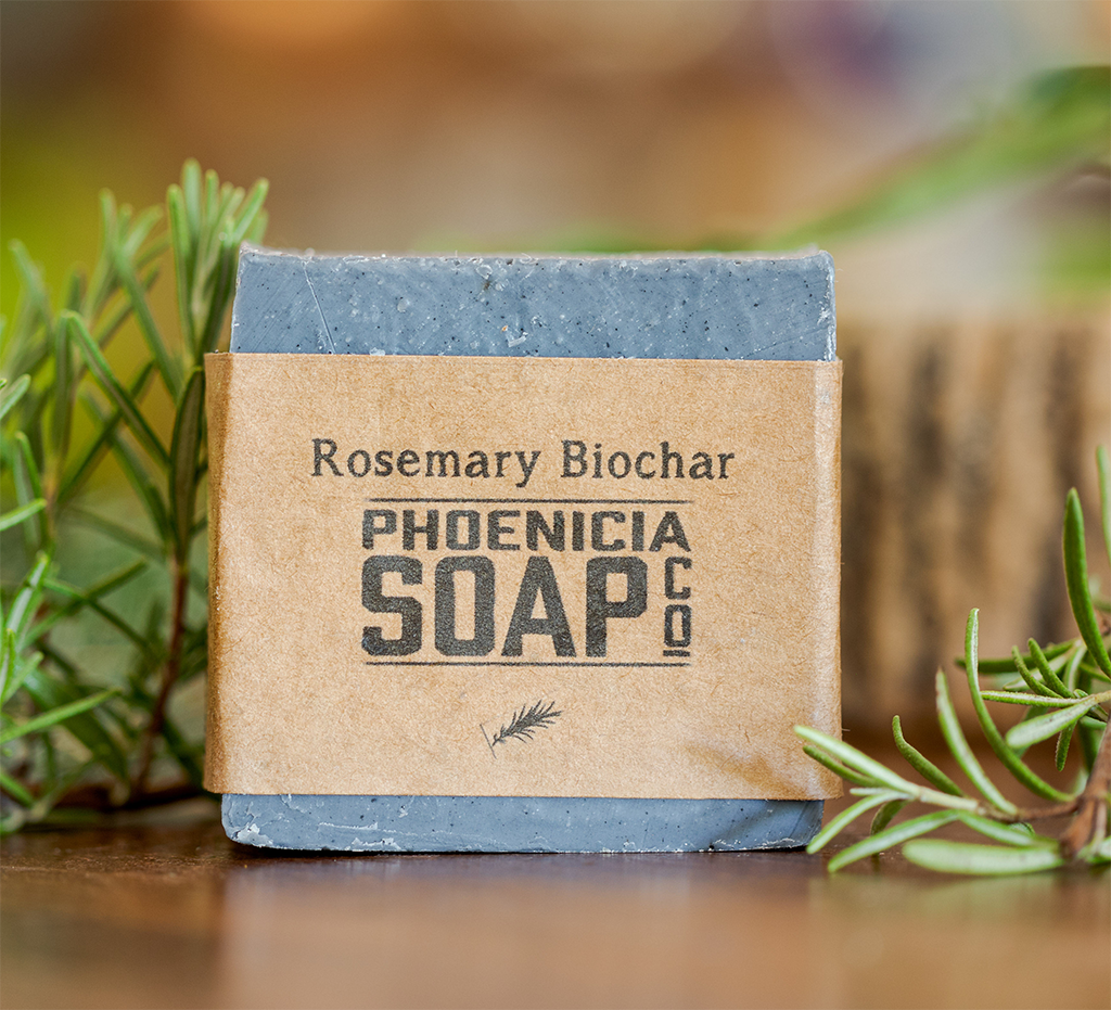 Rosemary Biochar – Phoenicia Soap Co.